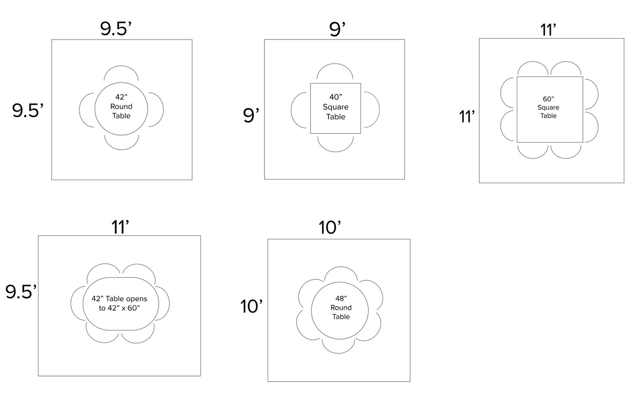 Dining Set Size Guide | HOM Furniture