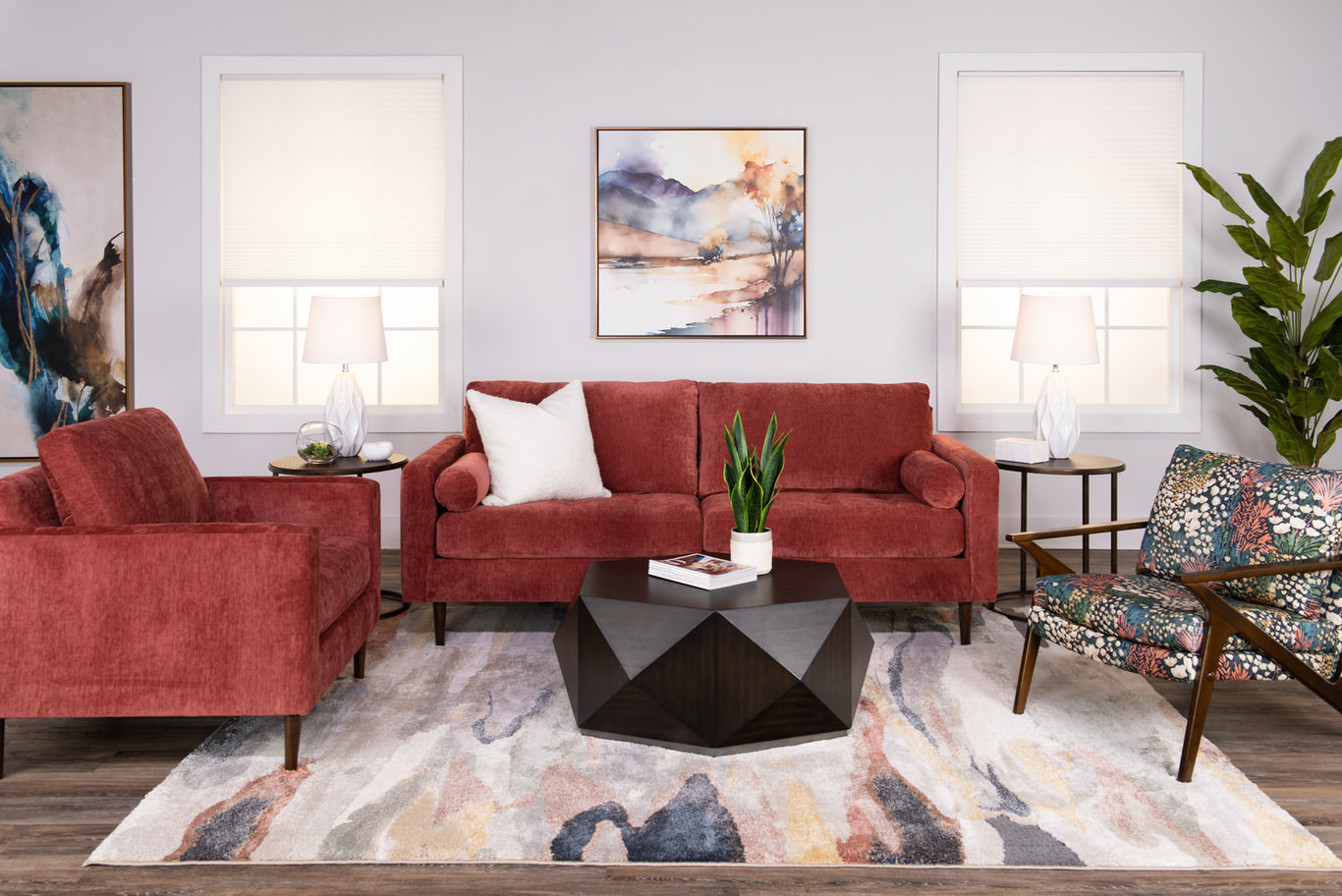 Guideline for mixing and matching patterns in your living room ...