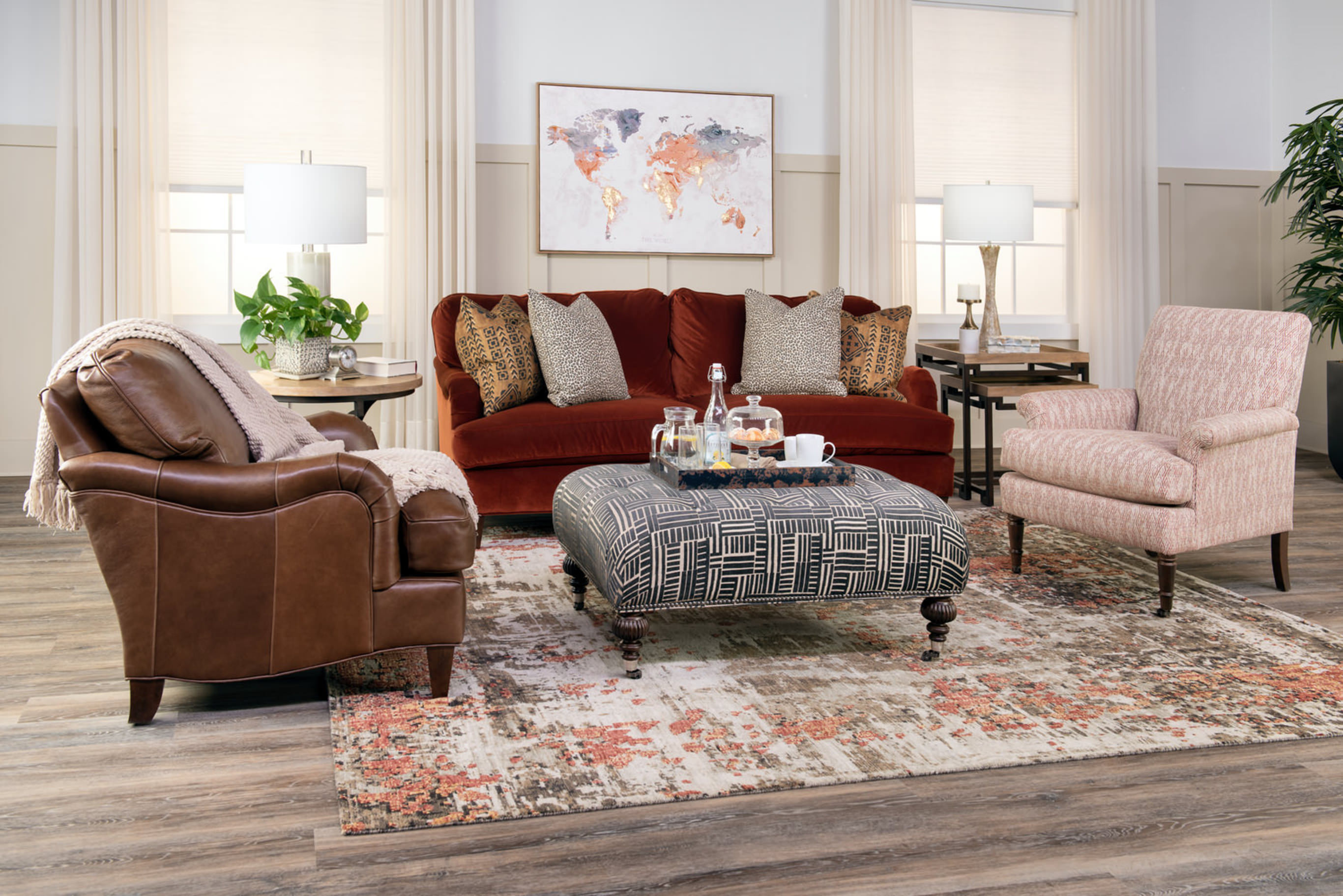 Decorating with Orange - design blog by HOM Furniture