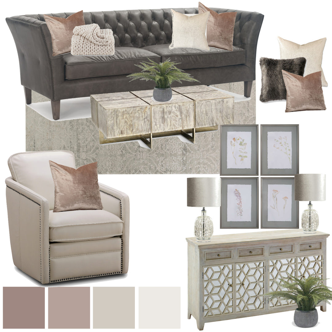 Design Trend: Blush Glam - design blog by HOM Furniture